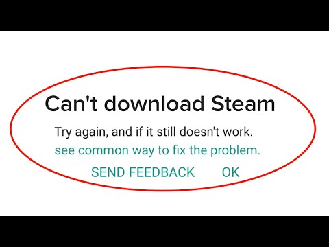 How To Fix Can't Download Steam Error On Google Playstore Android & Ios || Cannot Download App