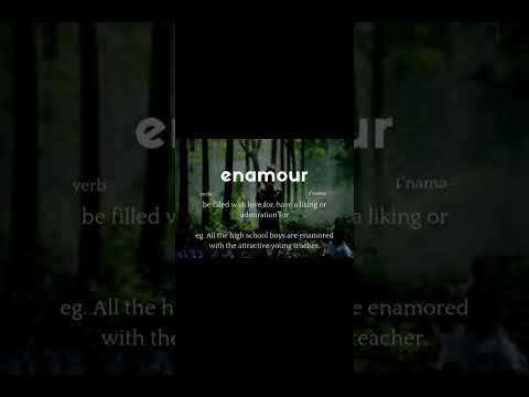 enamour meaning | enamour pronunciation | English vocabulary | important terms | PPSC Test Cracker