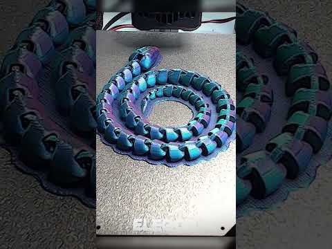 Articulated Snake v8 | 3D Print | Time-lapse