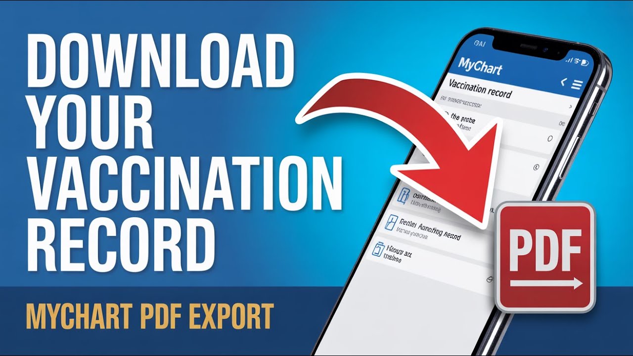 How to Download Your Vaccination Record from MyChart - PDF Export