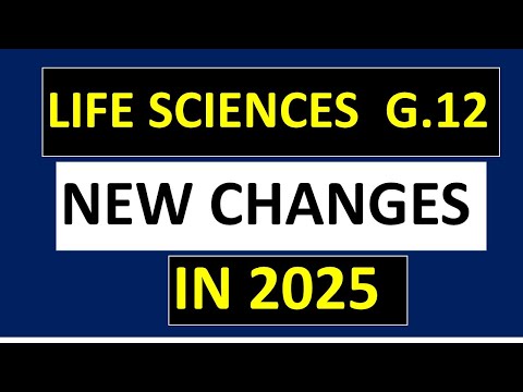 THUNDEREDUC: Grade 12 life sciences new changes you should know before exams thundereduc