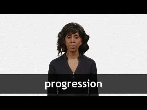 PROGRESSION definition and meaning | Collins English Dictionary