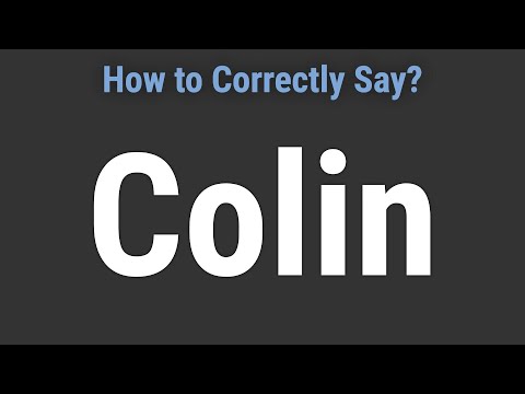 How to Pronounce Name Colin (Correctly!)