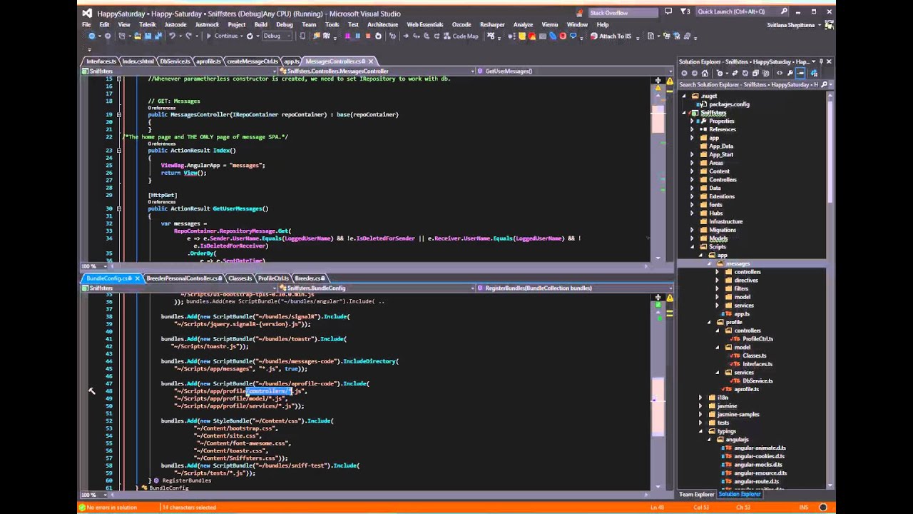 AngularJs Tutorial 101. Several AngularJs Applications for ASP Net MVC Project.