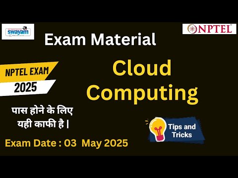 Cloud Computing Exam Material || Tricks to Prepare for NPTEL Exam || 3 May 2025