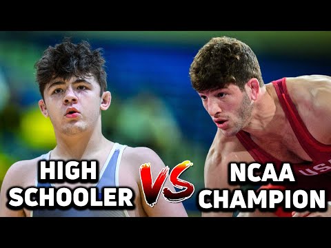 High Schooler Bo Bassett Takes On NCAA Champion Anthony Ashnault