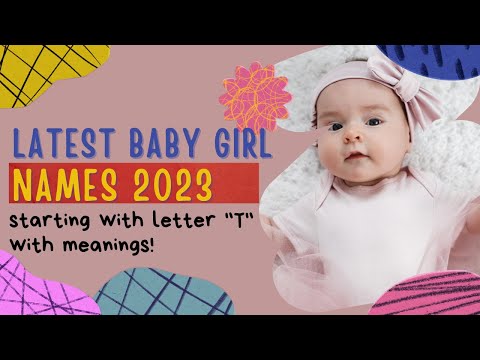 Baby Girl Muslim Names with Letter "T" with meanings 2023  || Baby Girl Names with meanings || Names