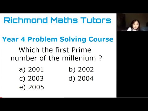 11+ Maths - Year 4 - Prime Numbers. From our Problem Solving course.