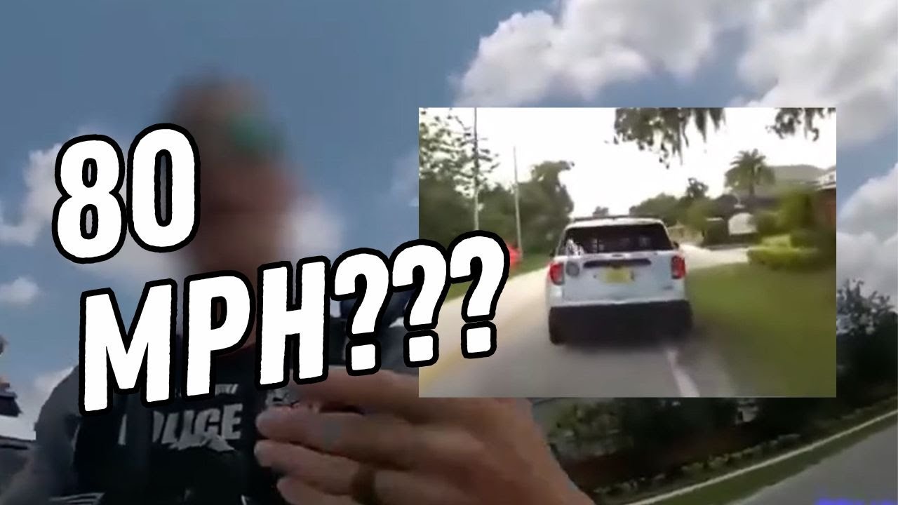 BODYCAM: Police Officer PULLED OVER for Speeding Then Flees the Scene