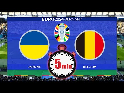 [In 5 minutes] | UEFA Euro 2024 - Group Stage | Ukraine VS Belgium | Group E