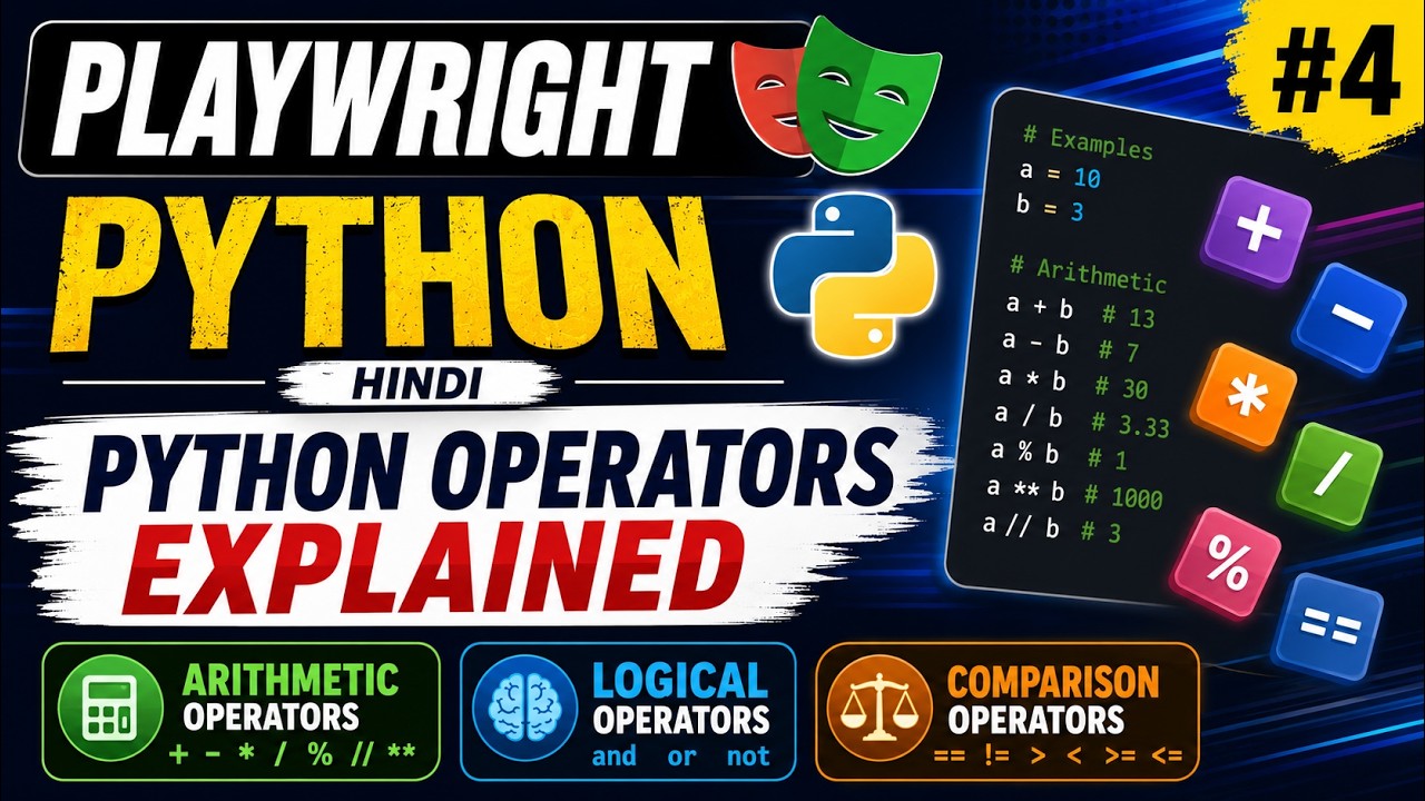Python Operators Breakdown: What Every QA Automation Engineer Must Know