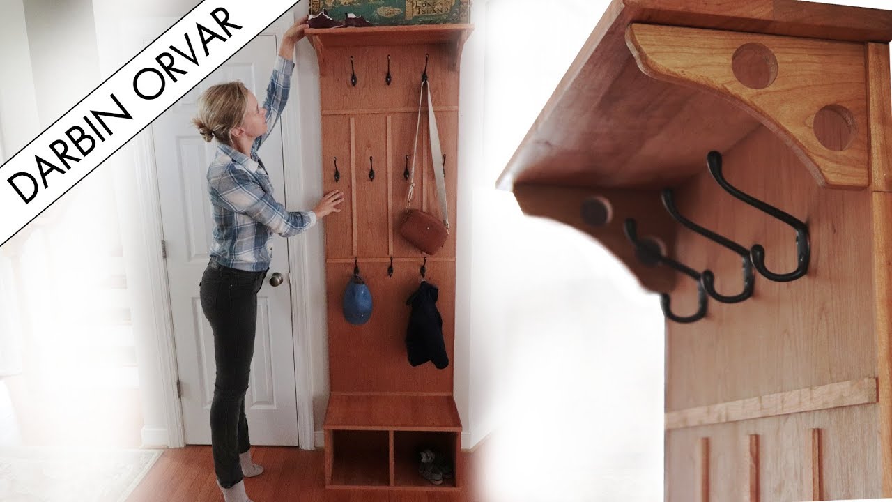 Making an Entryway Bench & Organization - Darbin Orvar