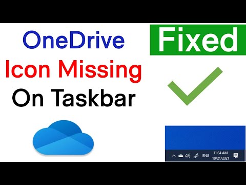 How to Fix OneDrive Icon Missing from Windows 10 Taskbar | OneDrive Icon Missing From Taskbar