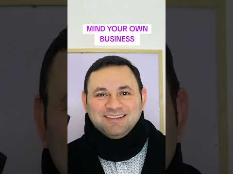 MIND YOUR OWN BUSINESS in SPANISH #ingles #aprenderidiomas #funny #spanishteacher