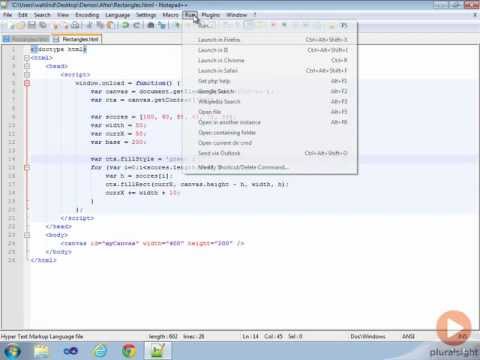 HTML5 Canvas Fundamentals - Creating a Simple Bar Chart