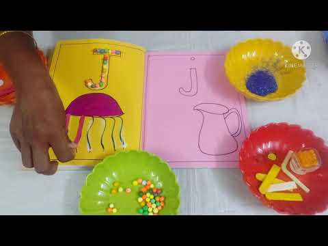 Letter J Art and Craft work | Preschool learning for Kids