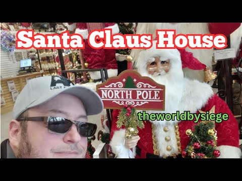 Visiting Santa's House of North Pole, Alaska 🧑🎄