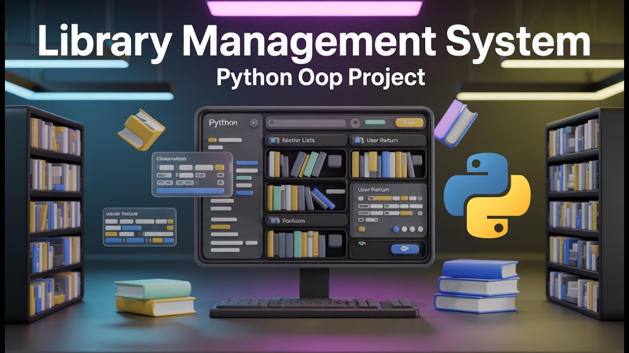 📚 Library Management System Using Python | OOP Project | Mini Project | BinaryBrain0100 #python
