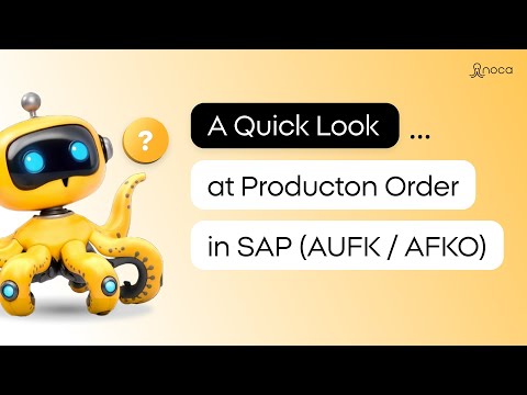 A Quick Look at Production Order in SAP