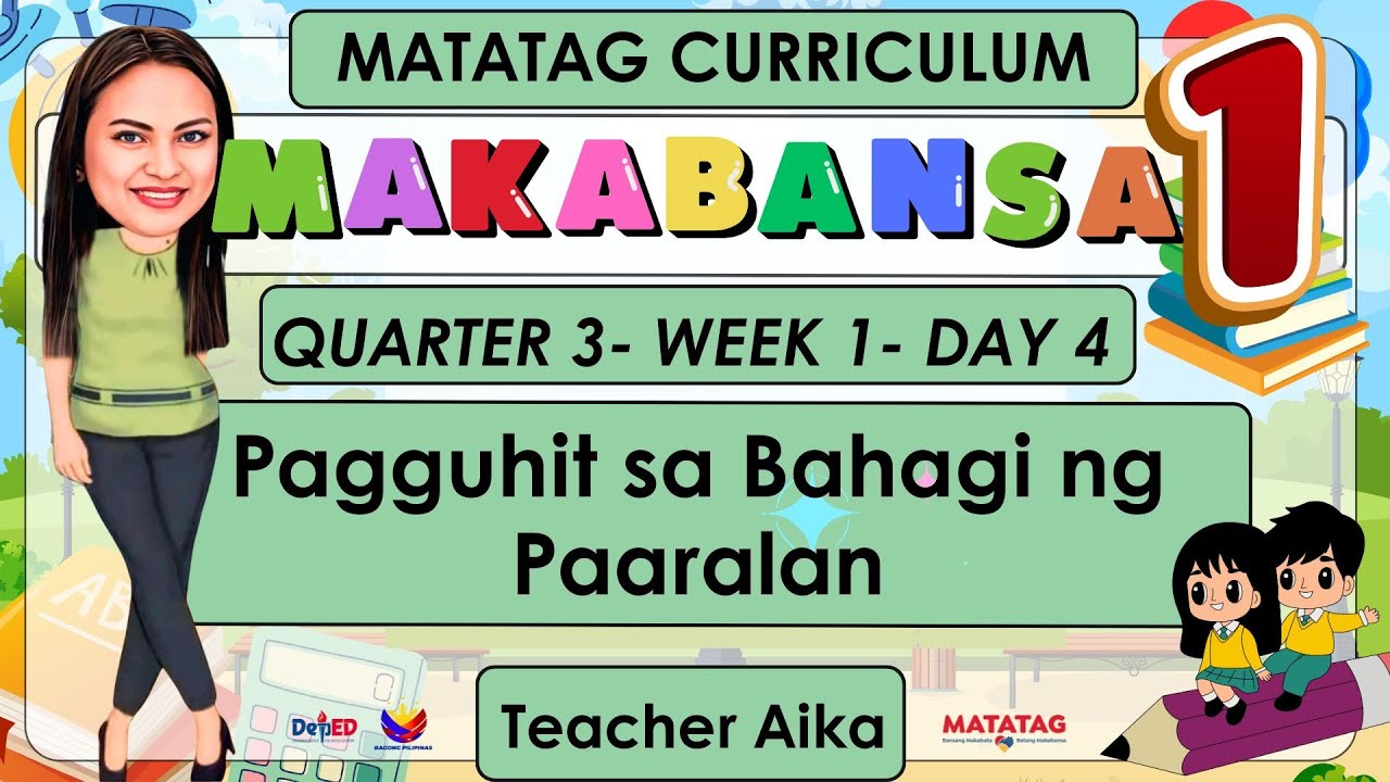 MAKABANSA 1 QUARTER 3 WEEK 1 DAY 4 | Pagguhit sa Bahagi ng Paaralan | MATATAG CURRICULUM #grade1