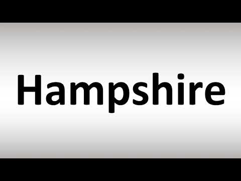 How to Pronounce Hampshire