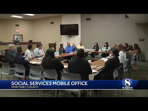 Newsom representatives tour Monterey County mobile social services van