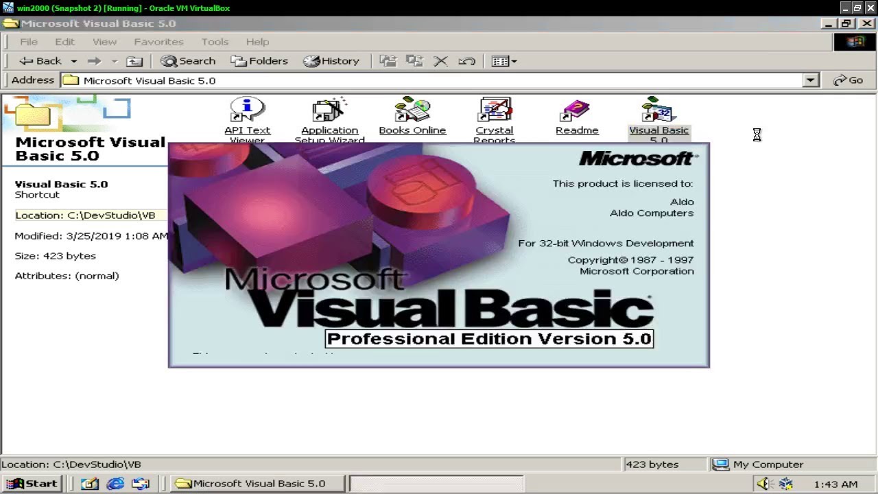 Microsoft Visual Basic 5.0 Professional