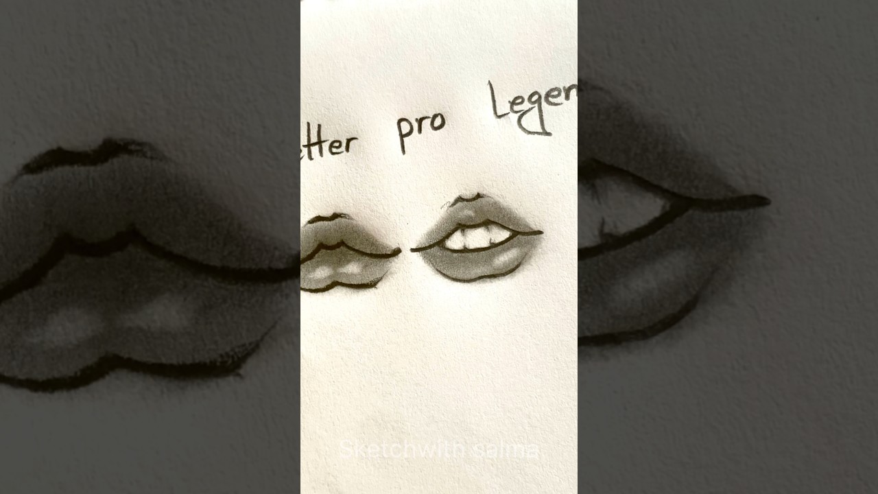 How to draw lips #drawing #shorts #art #howtodraw #pov #lips