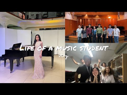 Life of a music student (UST Conservatory of Music) + Tour in UST + Recitals