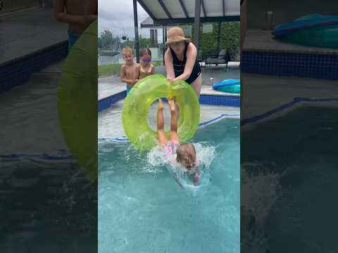 Summer Pool Party | Learning To Dive #pool #poolparty #dive #splash #swimming #familytime #cousins