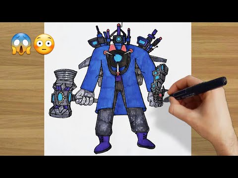How to Color Upgraded Titan Cameraman - Skibidi Toilet - Coloring Videos