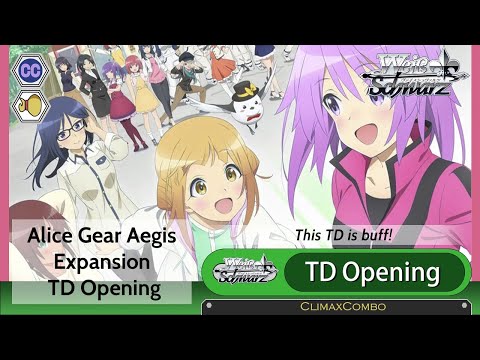 Weiß Schwarz Alice Gear Aegis Expansion TD Opening