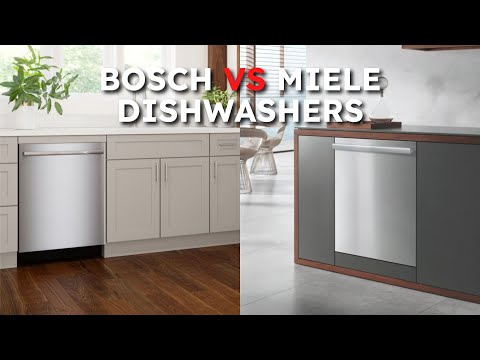 Top Tier Dishwasher Brands: Bosch vs. Miele | Which Cleans Better?