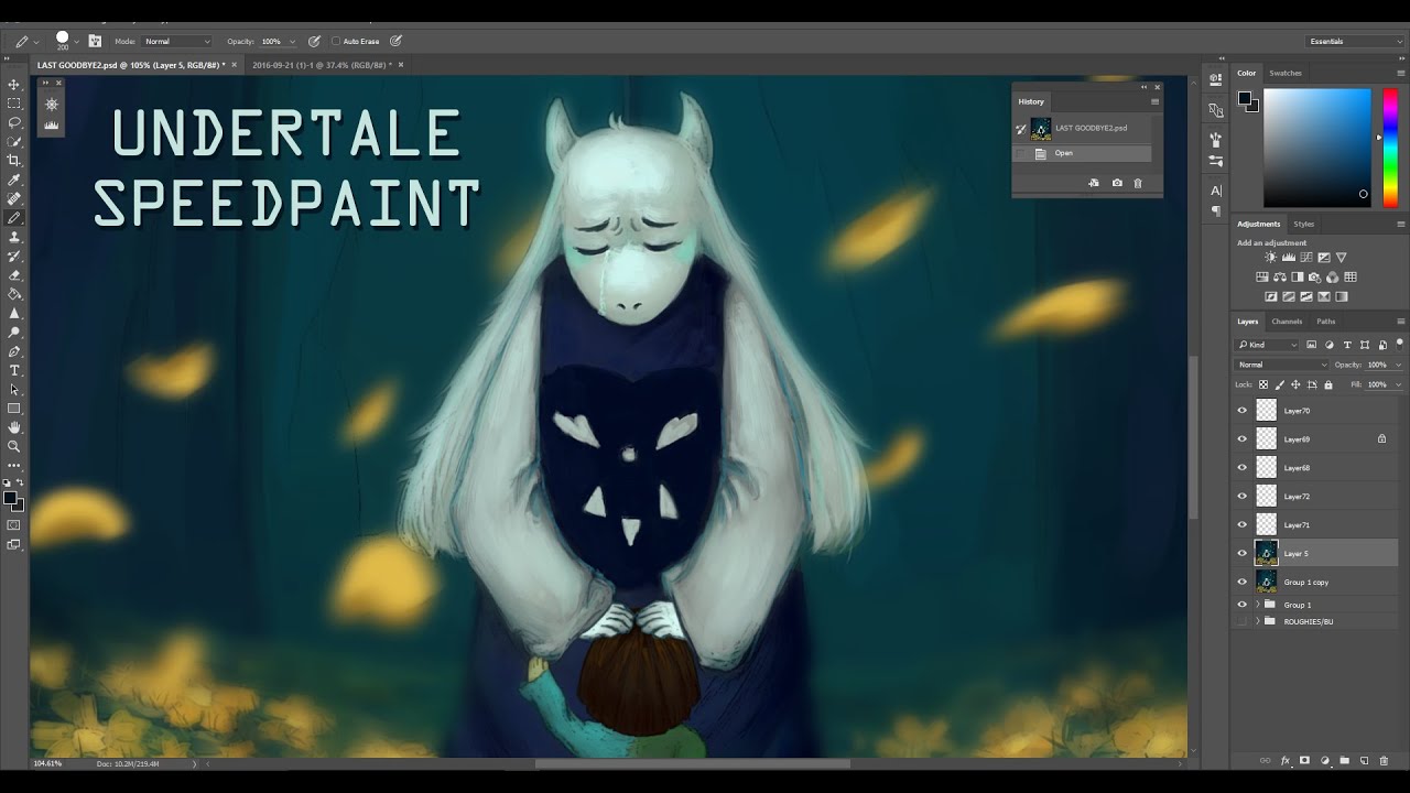 [SPEEDPAINT] UNDERTALE TORIEL- Last Goodbye