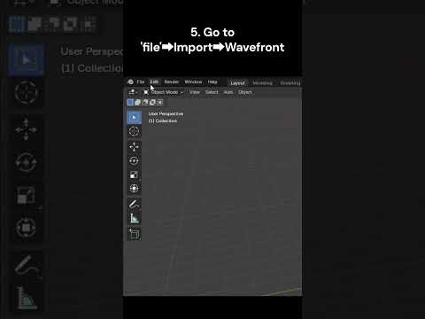 How to import rig into blender  #youtubeshorts #roblox #rig #blender #gaming