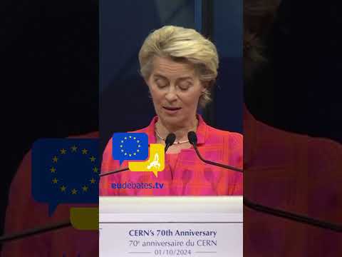 Europe is losing ground in many fields! #VonderLeyen #CERN