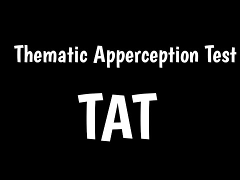 Thematic Apperception Test | TAT | Picture Interpretation Technique |