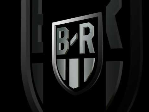 B/R Football 3D Logo, request a custom 3D Logo design at xkros.com #3d #3dlogo #logo #3danimation