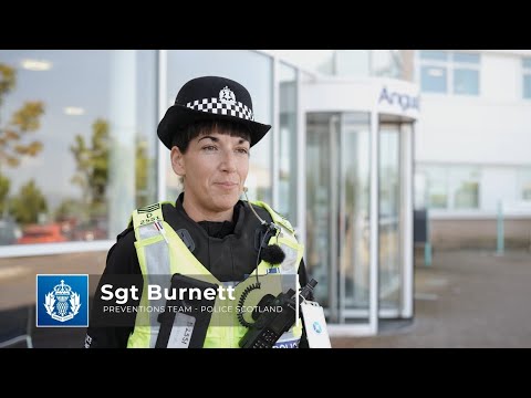 Sgt Burnett from Police Scotland - Angus Trusted Trader