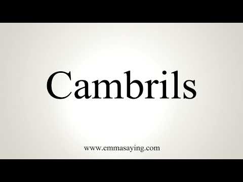 How To Pronounce Cambrils