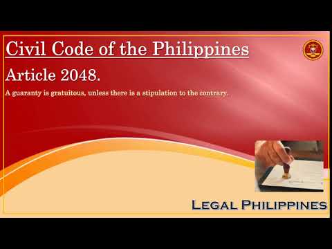 Civil Code of the Philippines, Article 2048