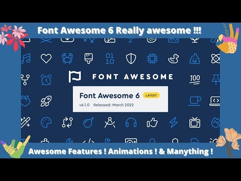 How to Use Font Awesome 6 Latest Icons Free in HTML?