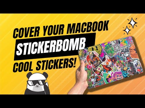 How to Stickerbomb a MacBook Pro in 2023 with COOL Stickers & Decals