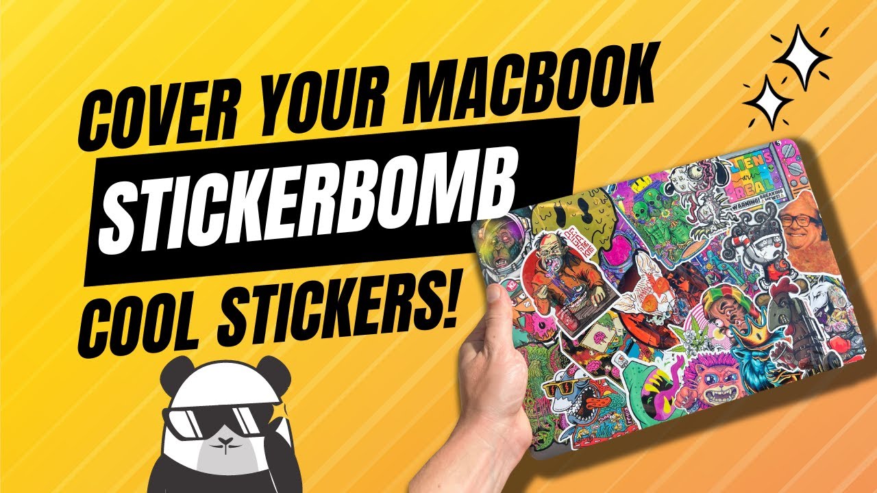 How to Stickerbomb a MacBook Pro in 2023 with COOL Stickers & Decals