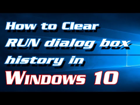 How to Clear Run Dialog Box History in Windows 10 | Definite Solutions