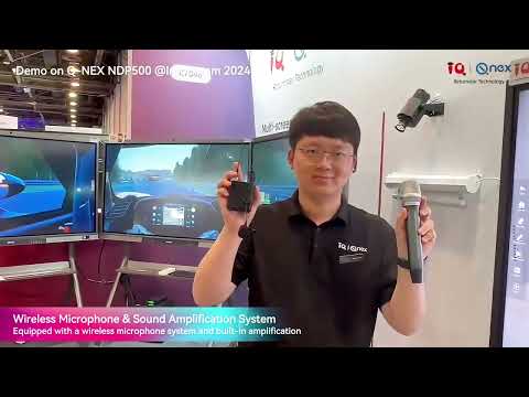 Q-NEX NDP500 Demo at InfoComm 2024
