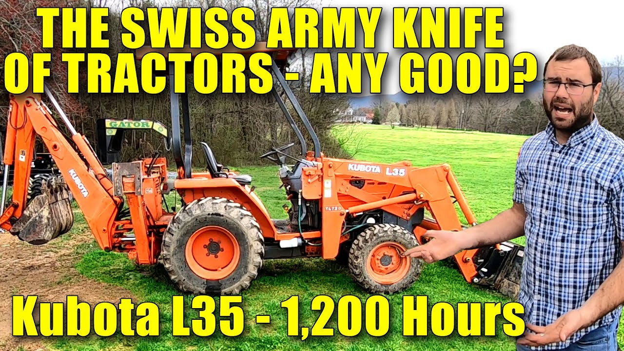 KUBOTA L35 BACKHOE TRACTOR - QUICK REVIEW BEFORE I SELL IT!
