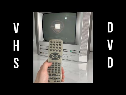 Perfect For Retro Gaming | BUSH VHS DVD CRT TV Combo | 1 Minute Look Into The Past