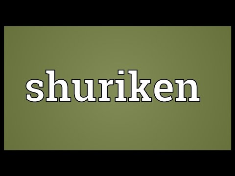 Shuriken Meaning