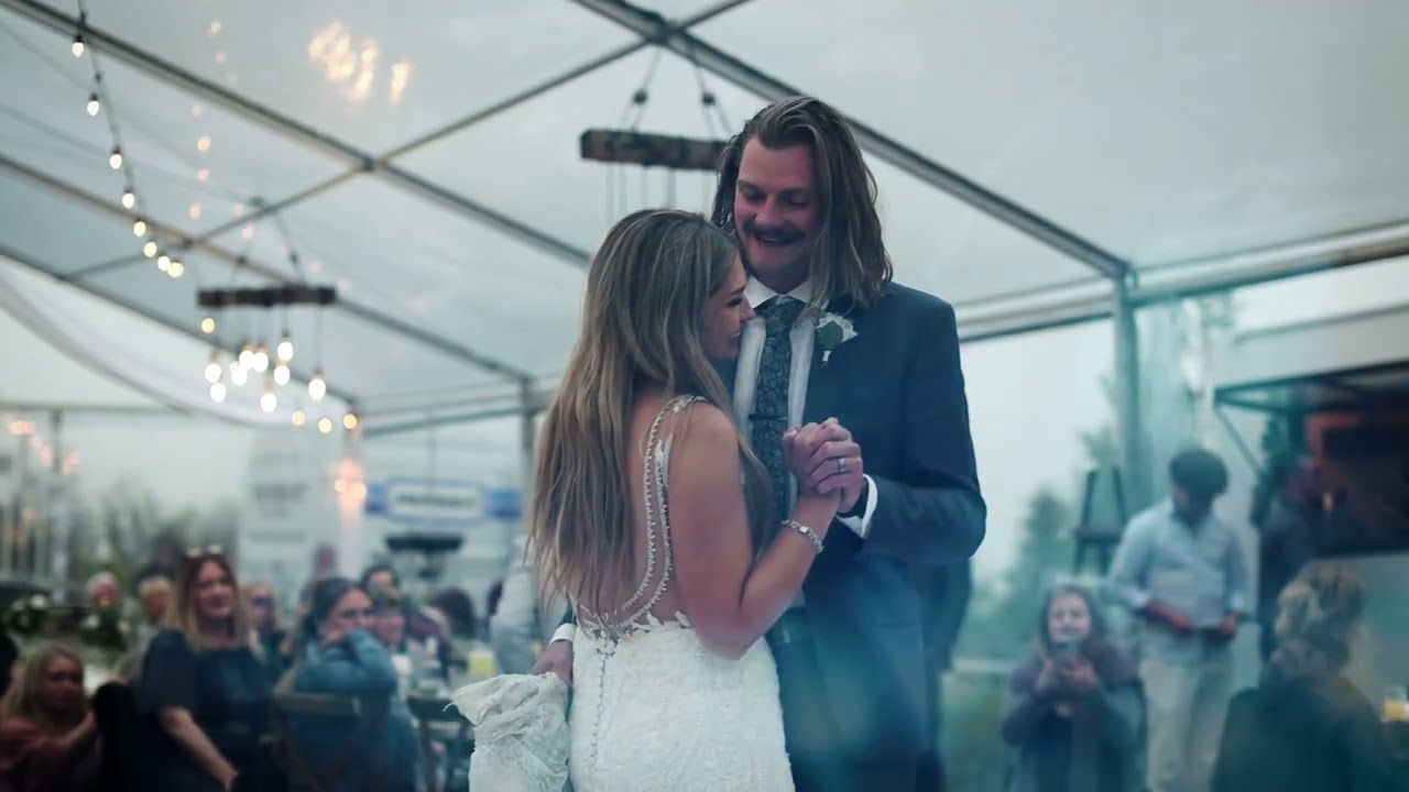 Edmonton wedding videographer// Courtney + Taylor wedding trailer, Cochrane Alberta